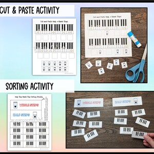 Finding Half Steps and Whole Steps Patterns on the Piano for Beginning ...