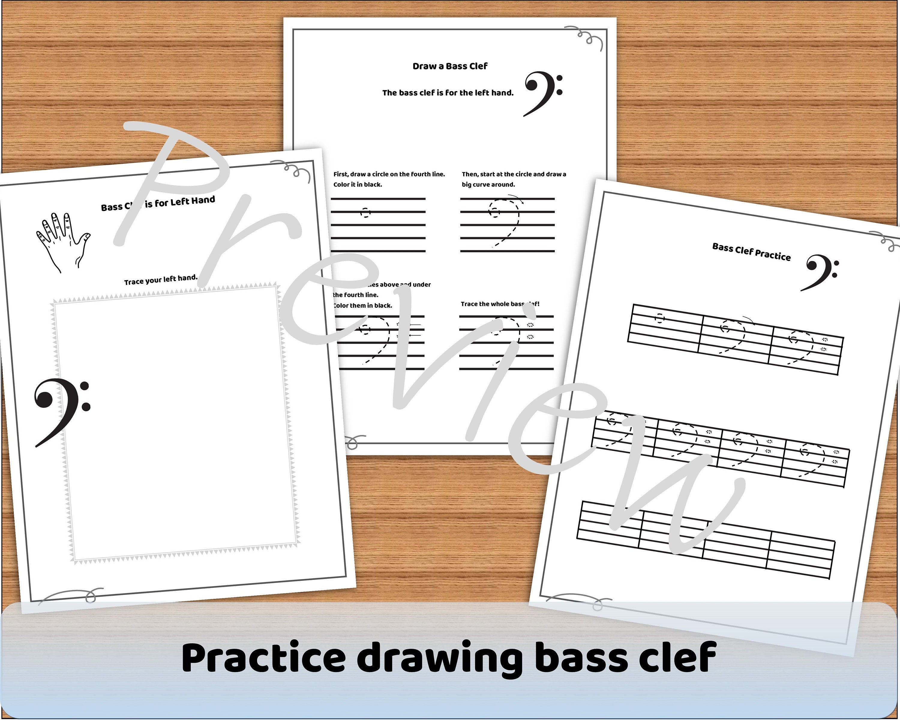 Beginning Piano Lessons: Theory Worksheets for Right/left Hand and ...