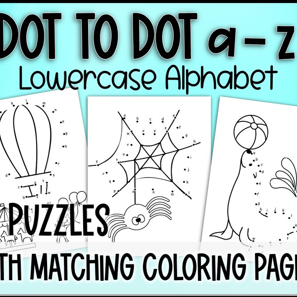Lowercase Alphabet - Etsy