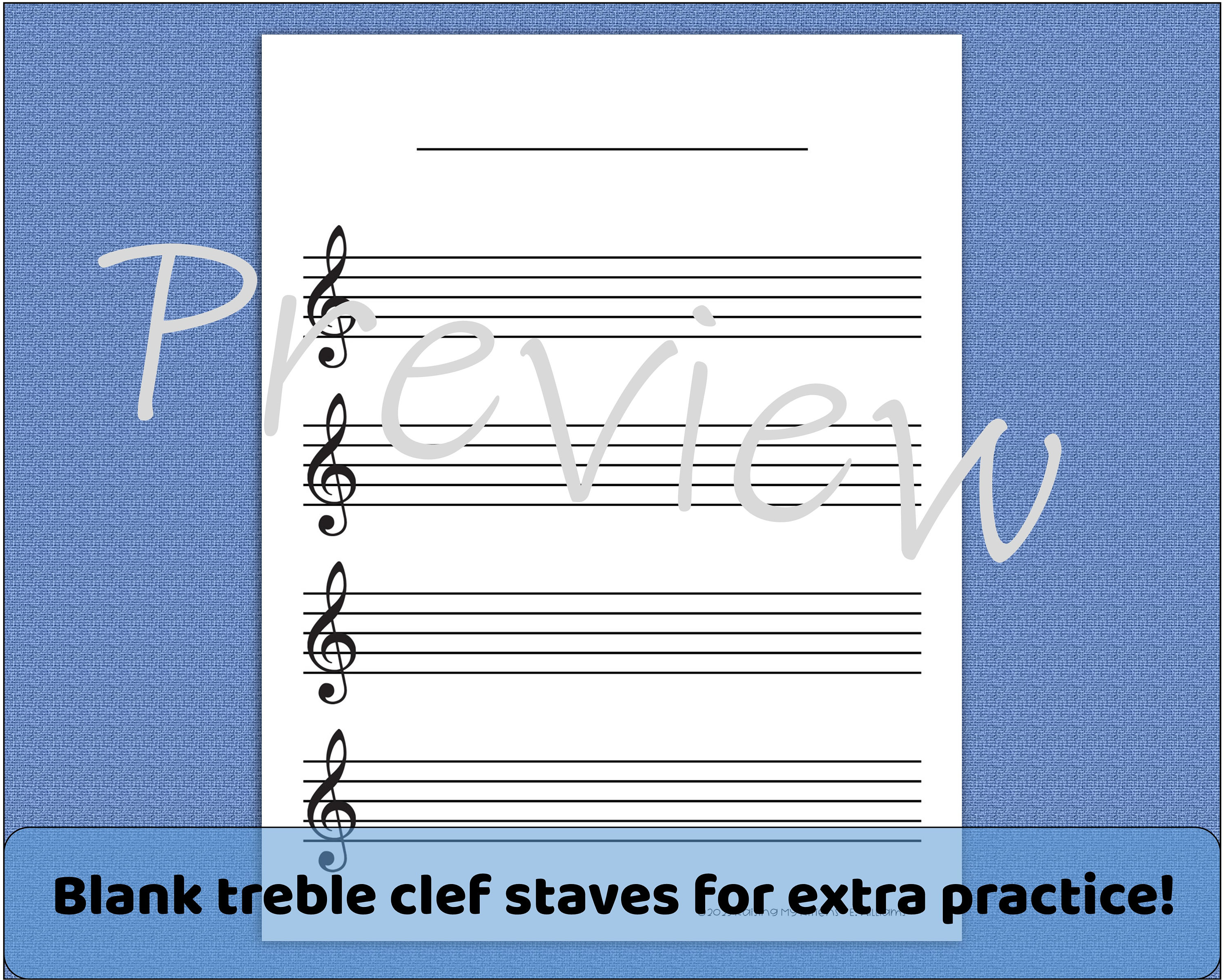 Treble Clef Note Reading for Beginning Piano in Middle C Position Right ...