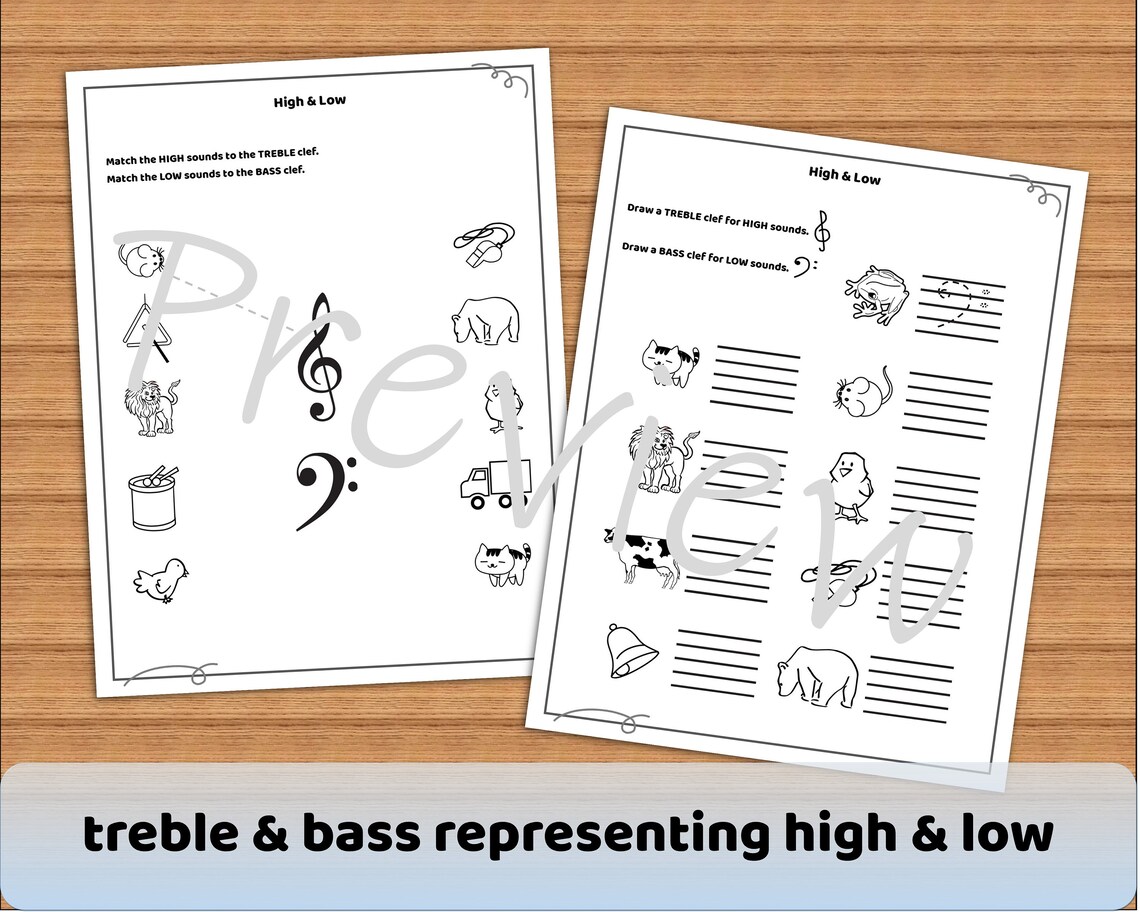 Beginning Piano Lessons: Theory Worksheets for Right/left Hand and ...