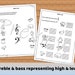 Beginning Piano Lessons: Theory Worksheets for Right/left Hand and ...