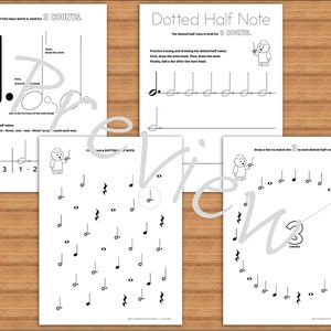 Preschool Music Rhythm Worksheets, Basic Note Values Activities ...