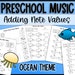 Preschool Piano Finger Number Worksheets: Beginning Piano Prep Finger ...