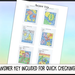 Color by Piano Note: Naming White Keys Beginning Music Worksheets ...