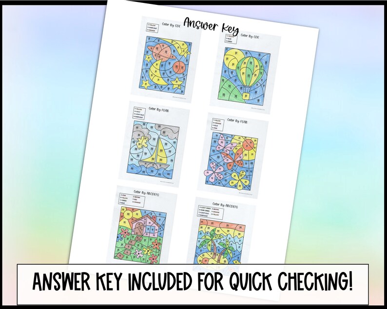 Color by Piano Note: Naming White Keys Beginning Music Worksheets ...