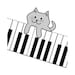 Color by Piano Note: Naming White Keys Beginning Music Worksheets ...