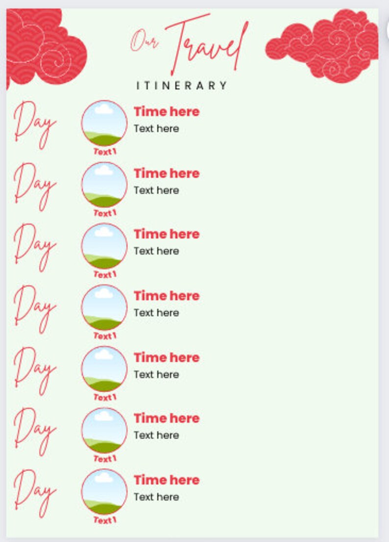 Travel Planning Fully Editable Planning Bundle for Canva, Travel ...