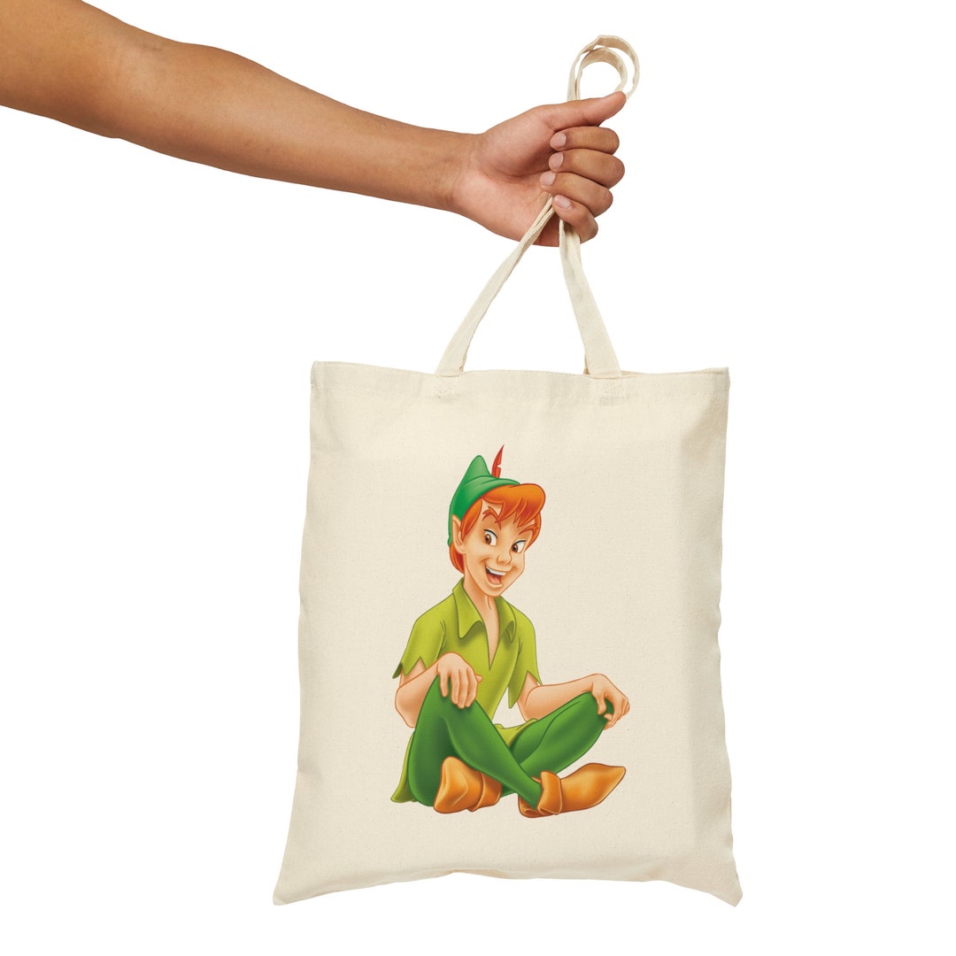 Peter Pan Cotton Canvas Tote Bag - Etsy