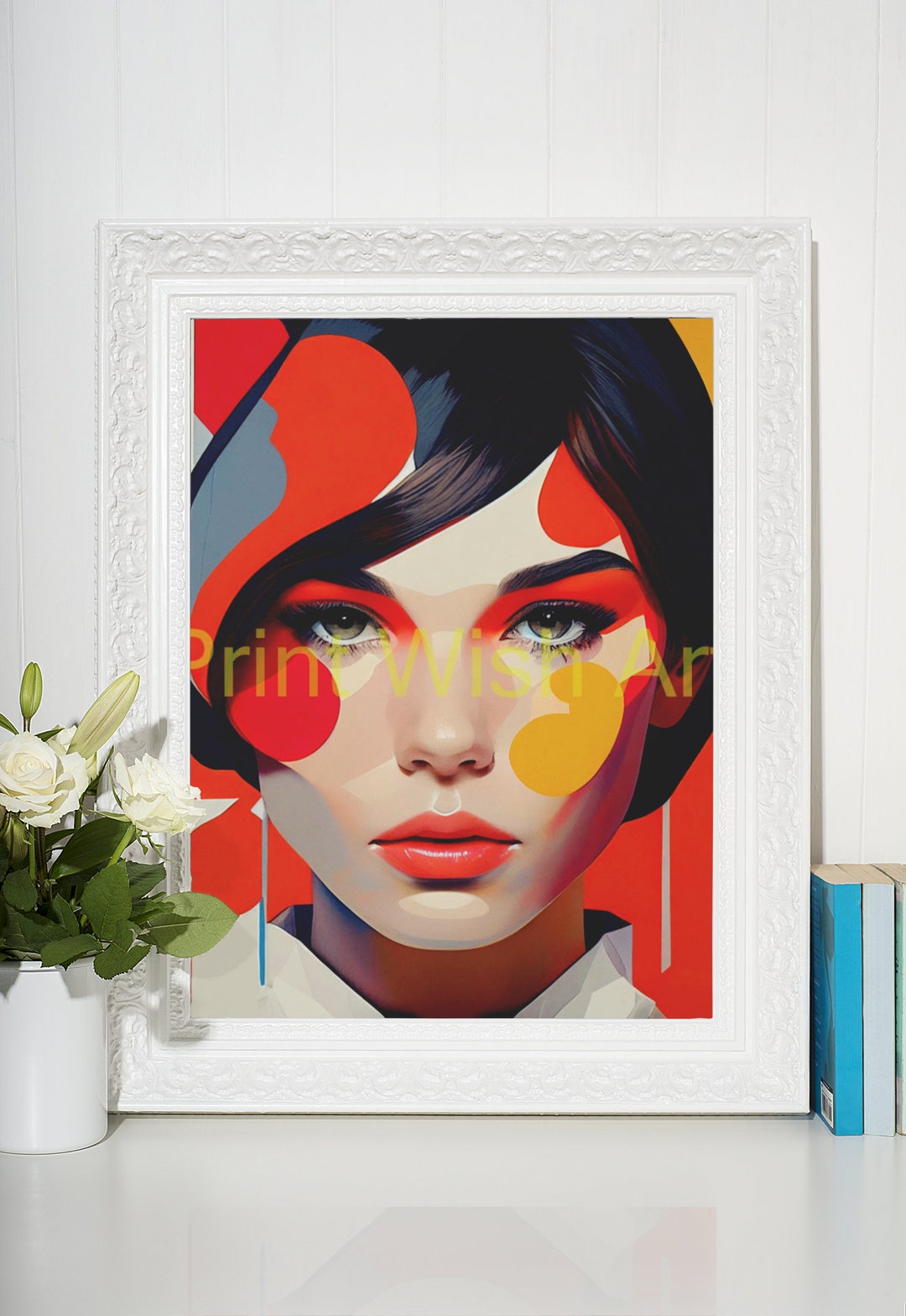 Femme - Colorful and Bold Pop Art Prints for Wall Decor - Etsy