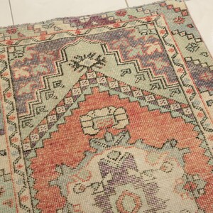 Pastel Color Rug, Organic Wool Rug, Entryway Rug, Aisle Runner Rug ...