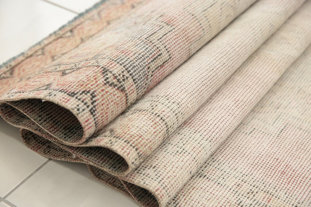 Rugs for Stair Muted Pink Rug Organic Wool Rug Hallway Rug - Etsy