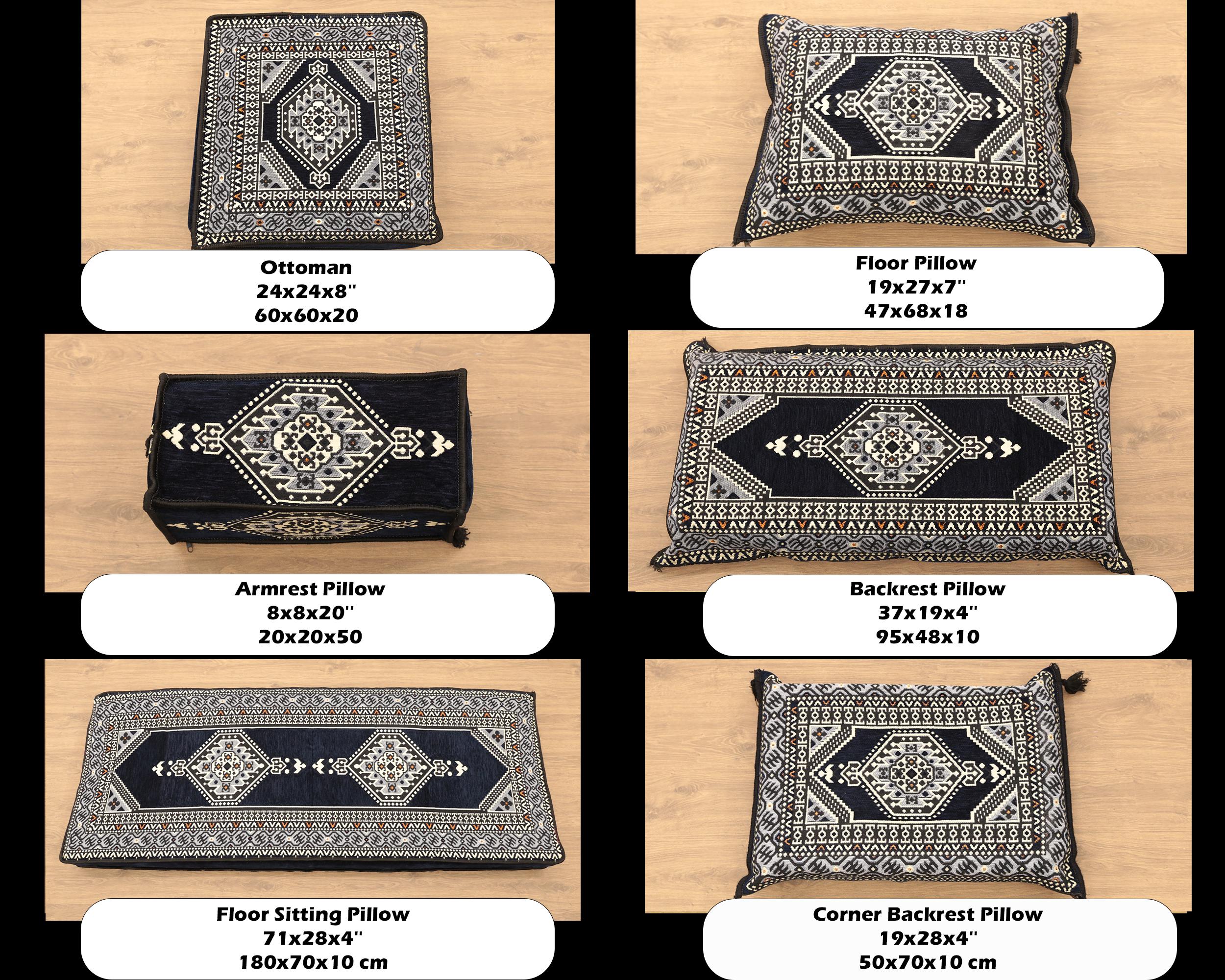 Arabic Floor Seating, Majlis Seating Set, Arabic Style Set, Floor ...