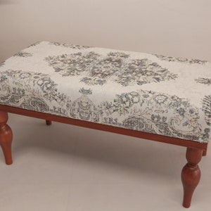 Boho Piano Bench, Living Room Bench, Coffee Table Bench, Upholstered ...