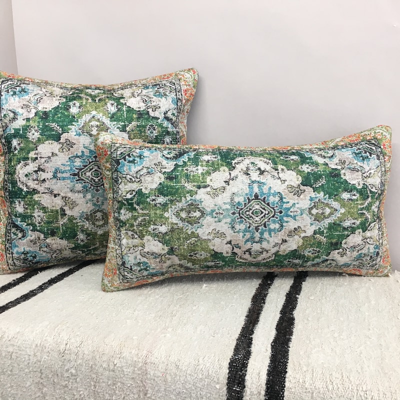 Green Pillows - Etsy
