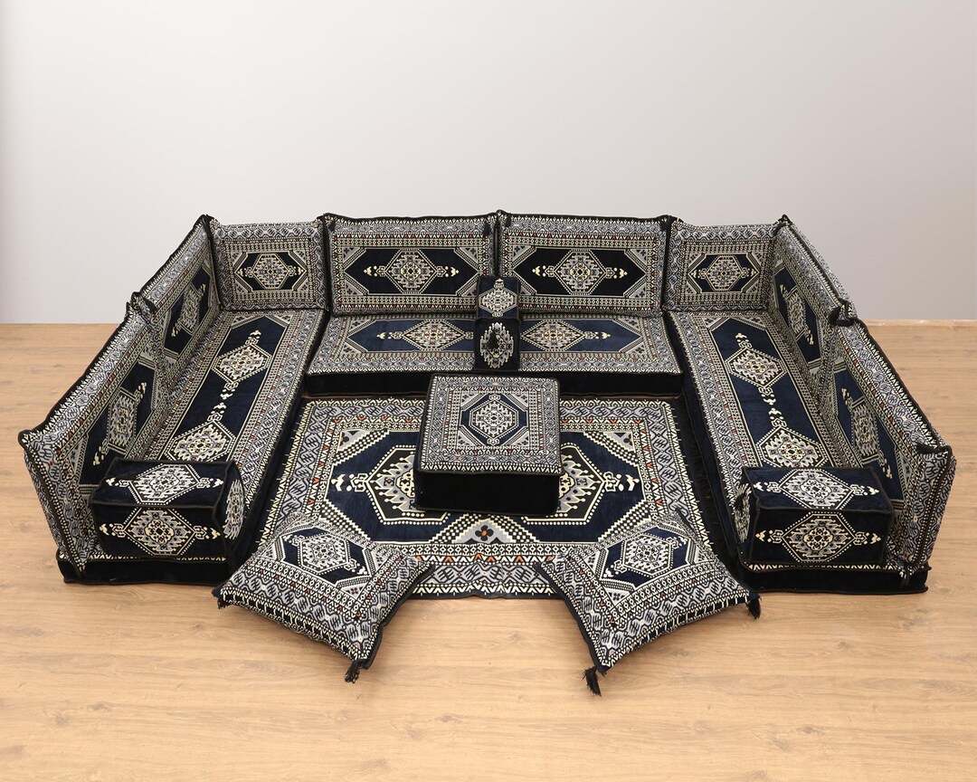 Arabic Floor Seating, Majlis Seating Set, Arabic Style Set, Floor ...