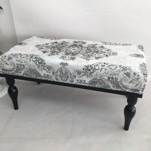 Boho Piano Bench, Living Room Bench, Coffee Table Bench, Upholstered ...