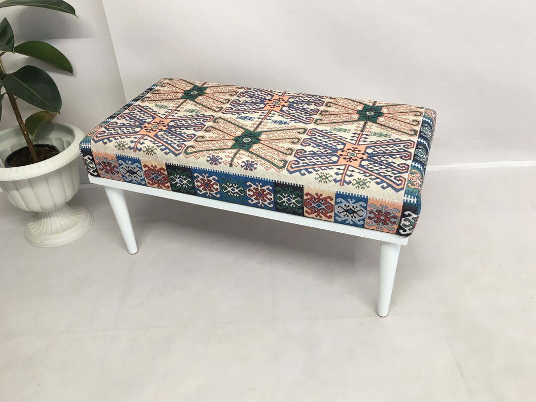 Bench for Bedroom, Boho Piano Bench, Footstool Bench, Dining Table ...