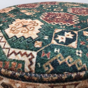 Bohemian Stool, Pouf Stool, Low Chair, Ottoman Bench, Round Stool ...