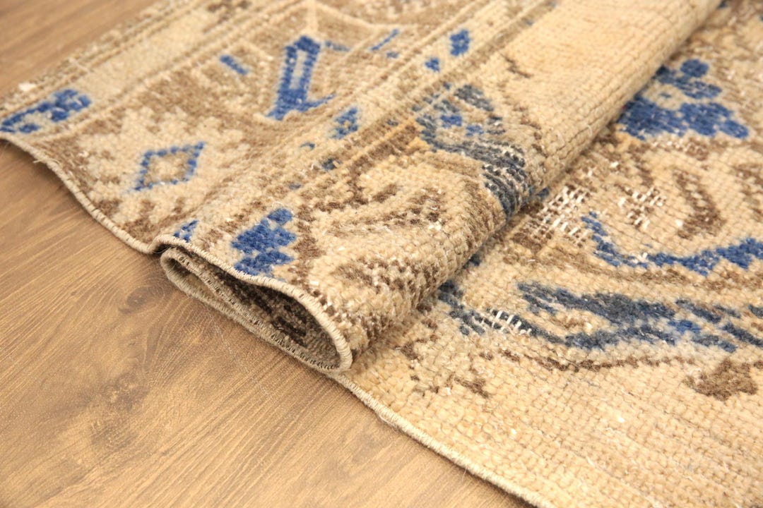 Bohemian Wool Rug, Earth Tone Rug, Retro Rug, Turkish Vintage Rug ...