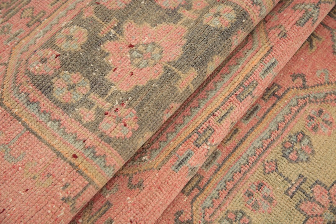 Turkish Handmade Rug, Aisle Runner Rug, Cozy Rug, Hallway Rug, Oushak ...