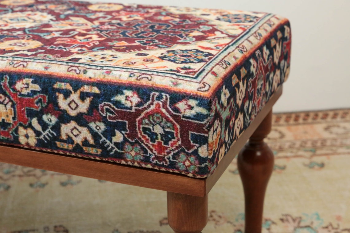 Oriental Bench Ottoman Bench Living Room Bench Footstool - Etsy