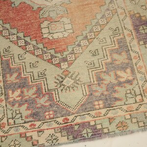 Pastel Color Rug, Organic Wool Rug, Entryway Rug, Aisle Runner Rug ...