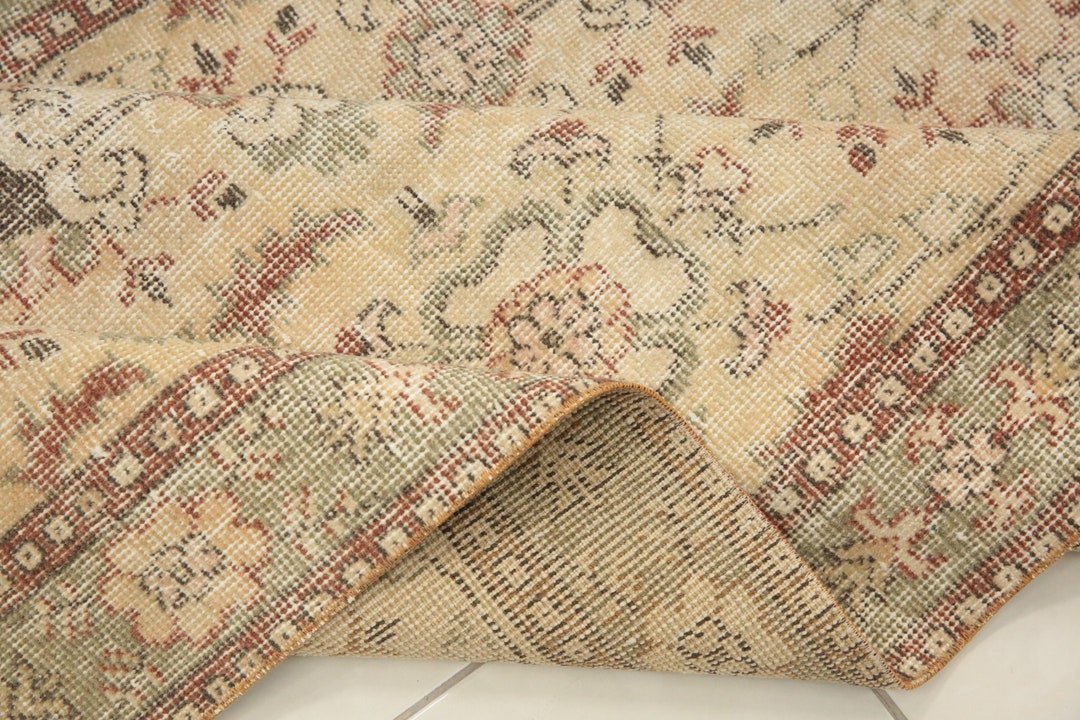 Earth Tone Rug, Rugs for Living Room, Traditional Rug, Handknotted Rug ...