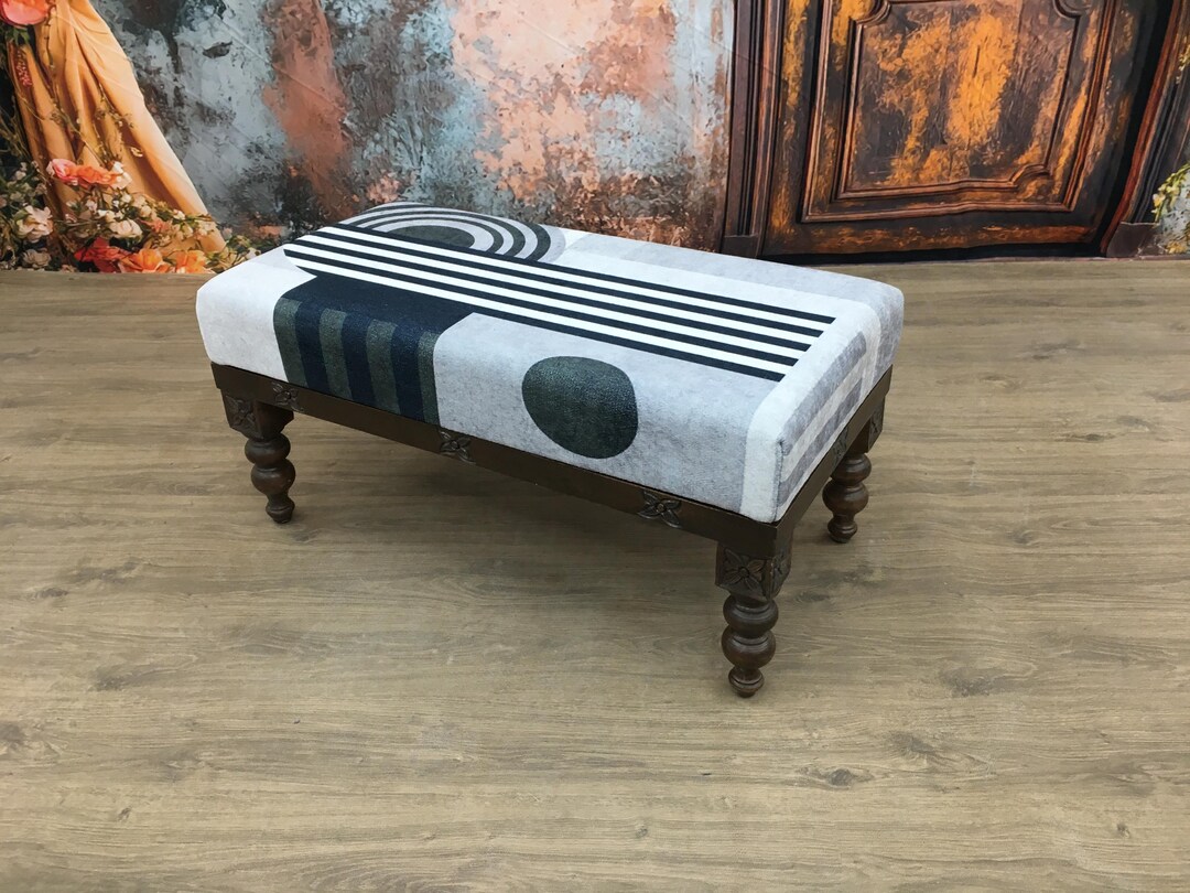 Aesthetic Bench, Modern Saloon Seat, Hallway Shoe Bench, Simple Design ...