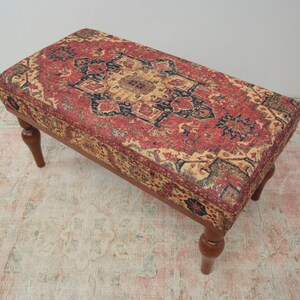 Piano Bench, Turkish Bench, Upholstered Bench, Vanity Bench, Retro ...