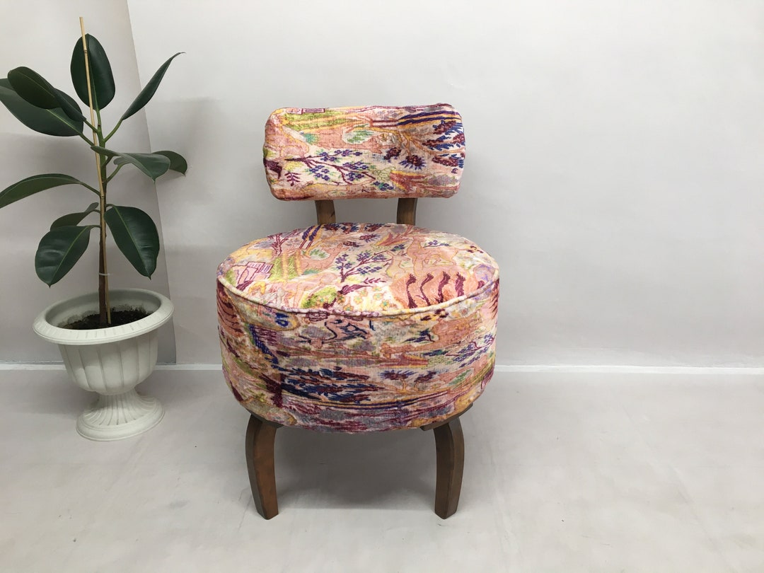 Armless Chair, Dining Table Chair, Bohemian Chair, Funky Chair ...