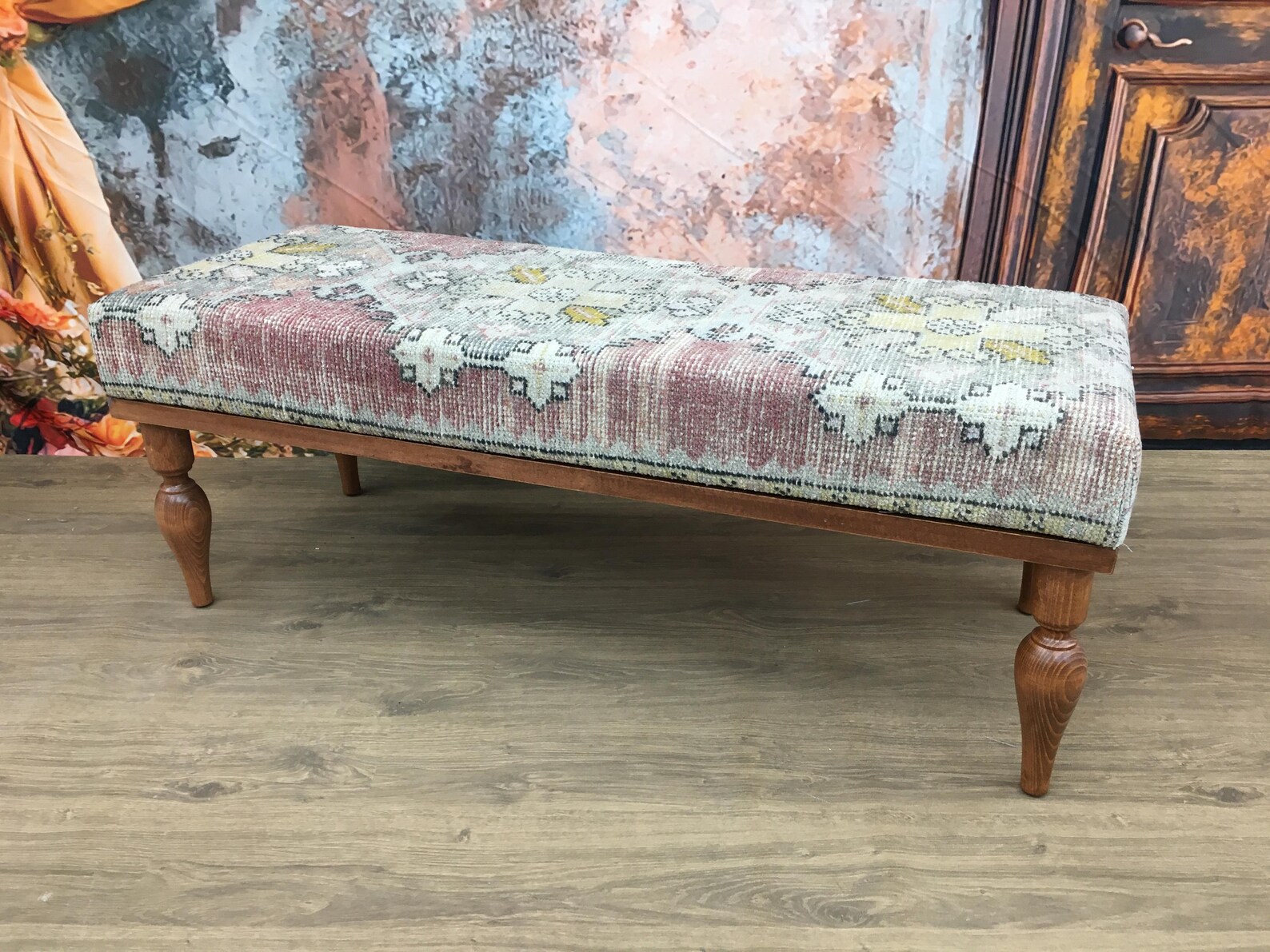 Vintage Rug Bench, Regular Bench, Mudroom Bench, Dining Table Bench ...