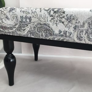 Boho Piano Bench, Living Room Bench, Coffee Table Bench, Upholstered ...