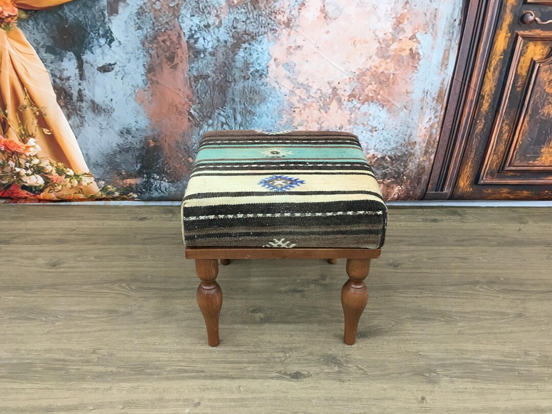 Upholstered Bench, Keyboard Bench, Kilim Rug Bench, Dressing Table ...