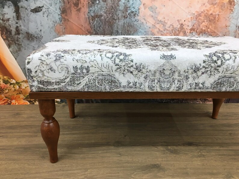 Boho Piano Bench, Living Room Bench, Coffee Table Bench, Upholstered ...