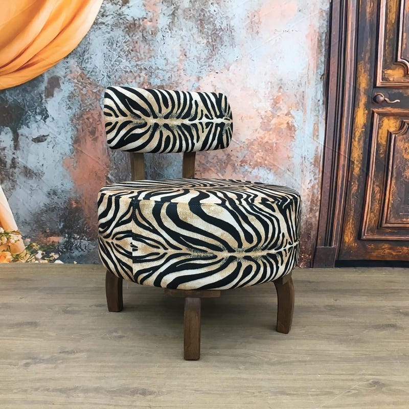 Zebra Chair - Etsy
