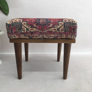 Piano Bench, Turkish Bench, Upholstered Bench, Vanity Bench, Retro ...