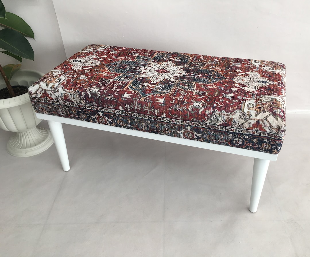 Bohemian Bench, Covered Bench, Turkish Bench, Hallway Bench, Meditation ...