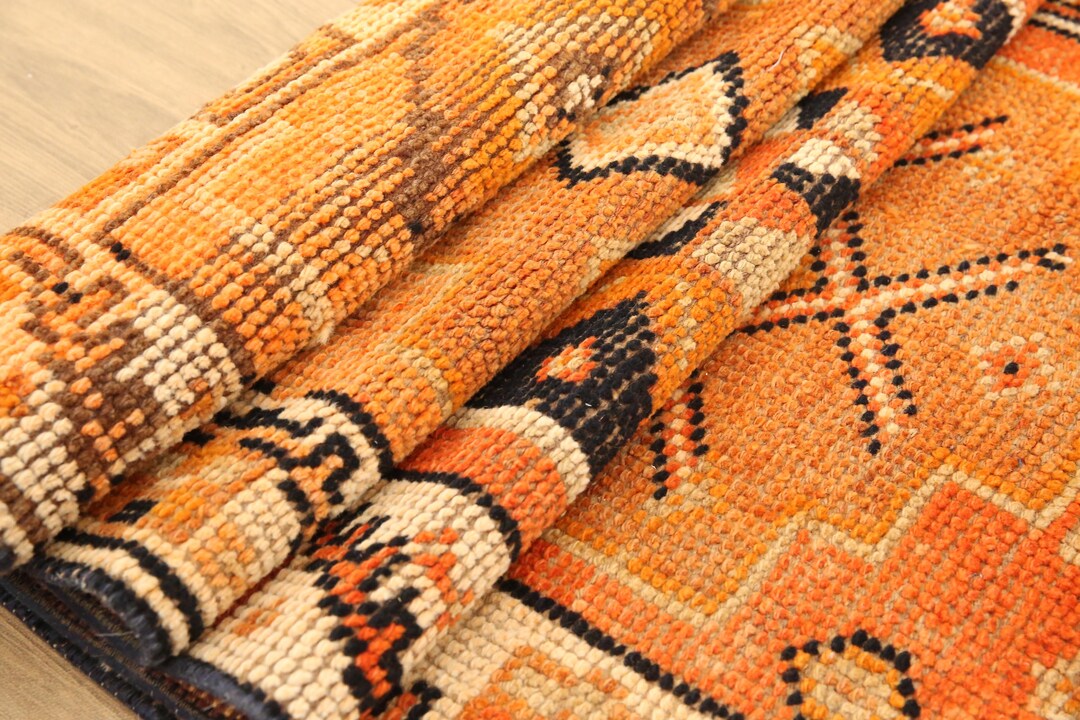 Animal Figure Rug, Pictorial Rug, Illustrated Rug, Herki Runner Rug ...