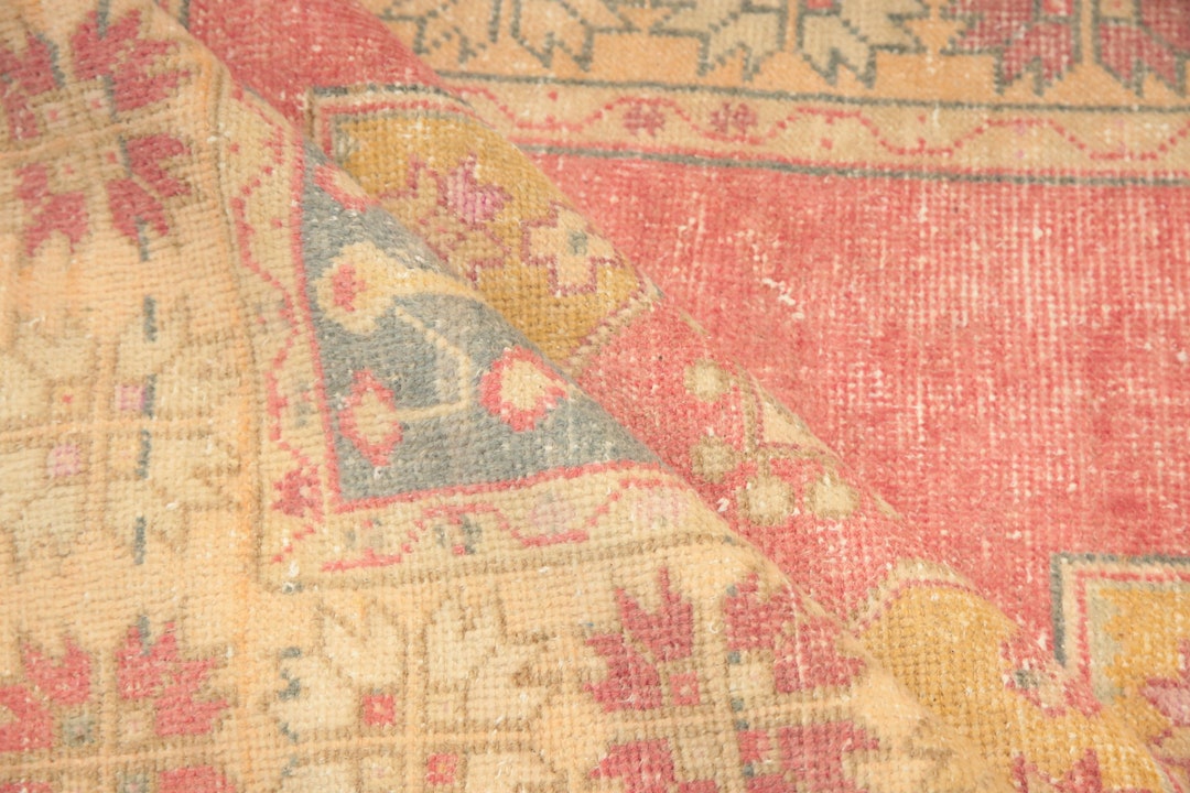 Soft Colored Rug, Farmhouse Rug, Turkish Vintage Rug, Frontdoor Rug ...