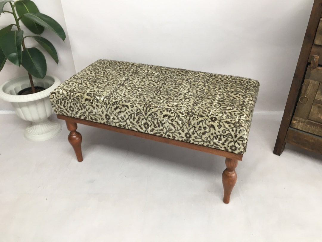 Entryway Bench, Shoe Bench, Bohemian Bench, Narrow Bench, Woven Bench ...