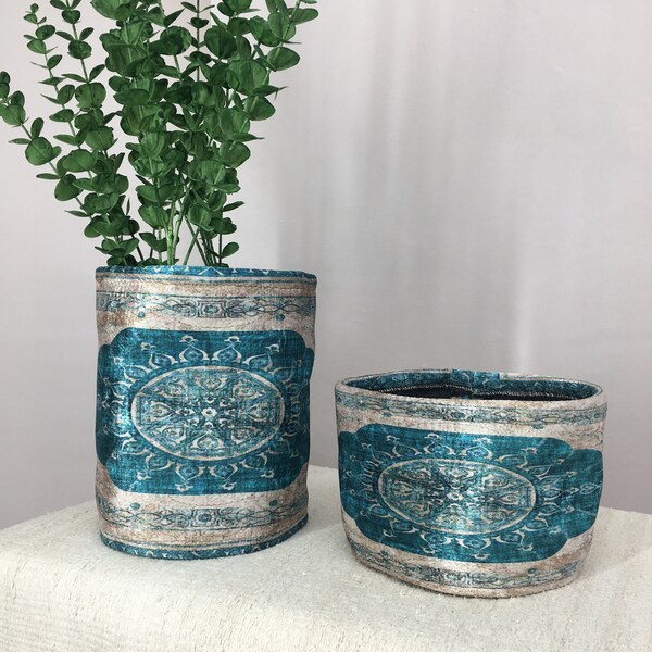 Linen Plant Pots - Etsy