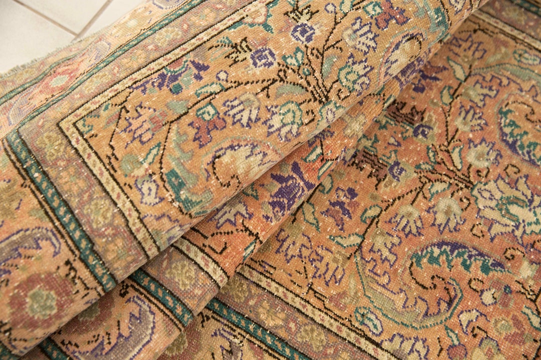 Oriental Pink Rug Bohemian Wool Rug Corridor Rug Turkish - Etsy