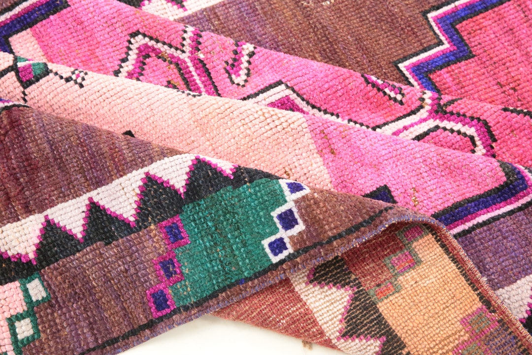 Purple Turkish Rug, Stair Treads Rug, Aisle Runner Rug, Hallway Rug ...