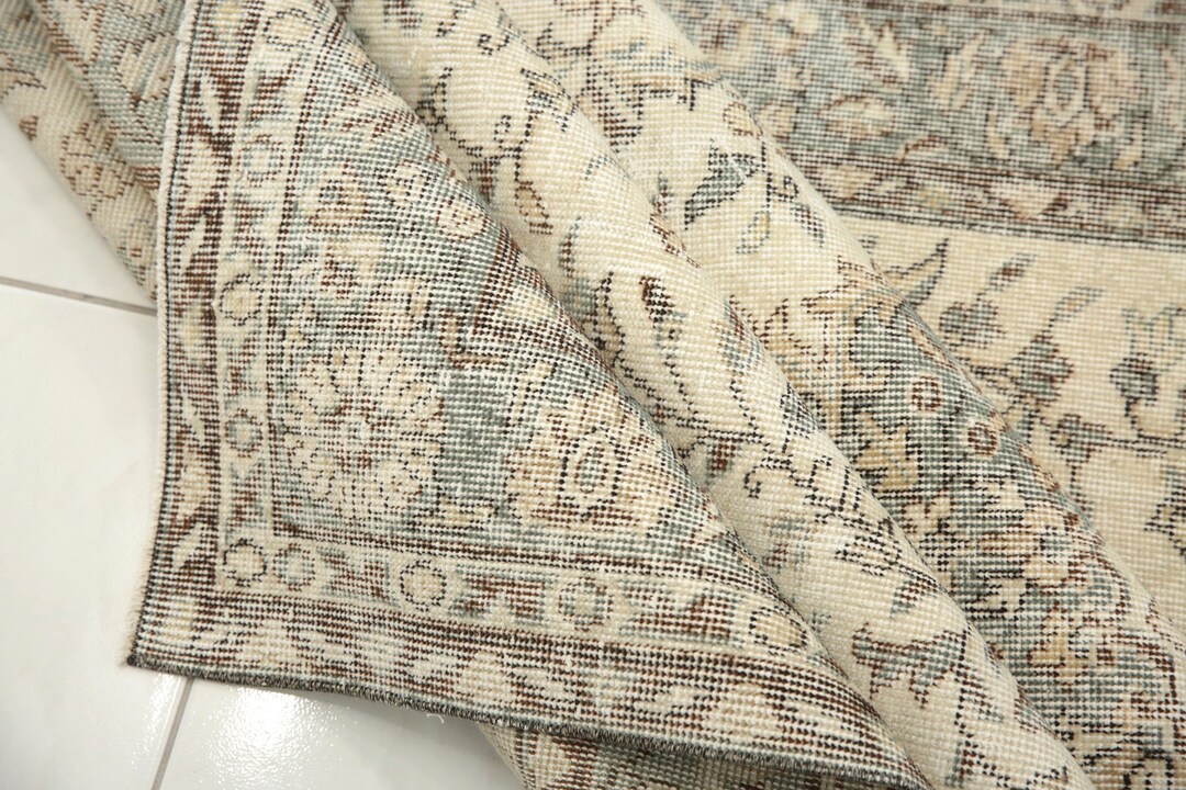 Bohemian Wool Rug, Rug With Flowers, Handmade Rug, Turkish Rug ...