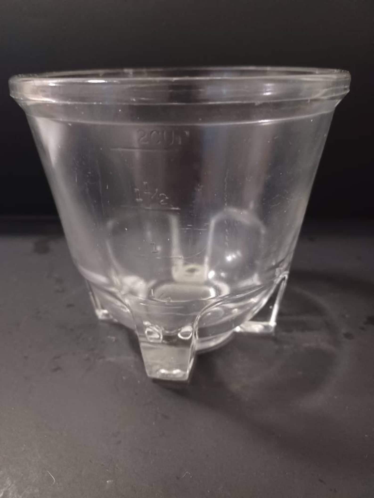 Antique 1930s Depression Glass Beater Jar - Etsy