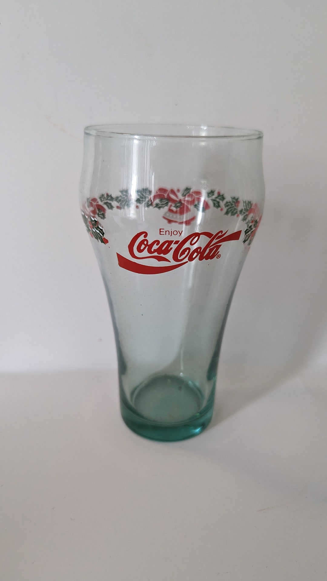 Vintage Green Coca-cola Holiday Glass - Etsy