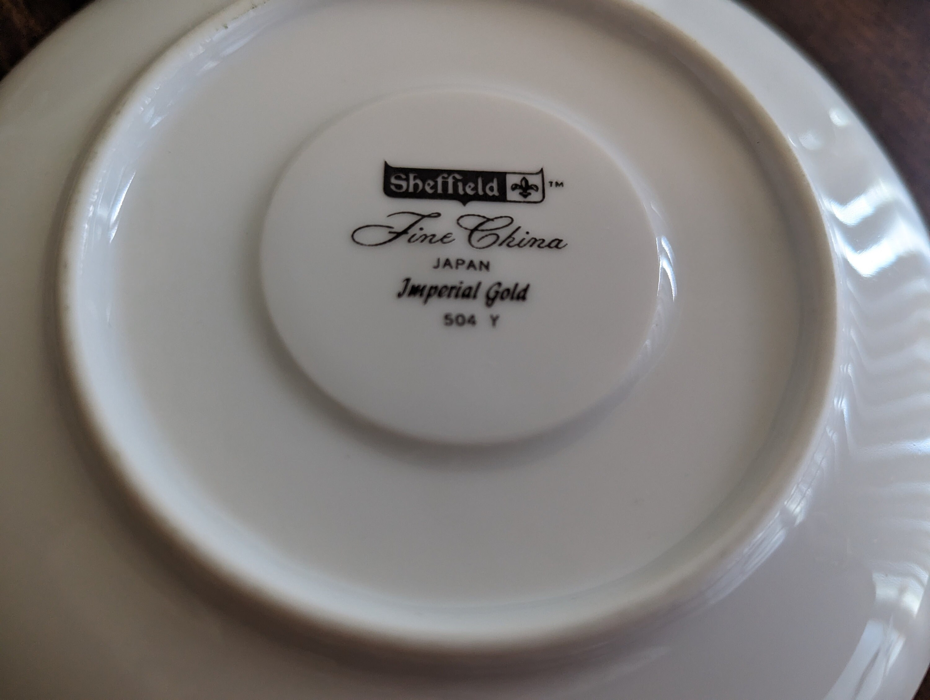 22 Piece Sheffield Imperial Gold 504 Y Fine China Set - Etsy
