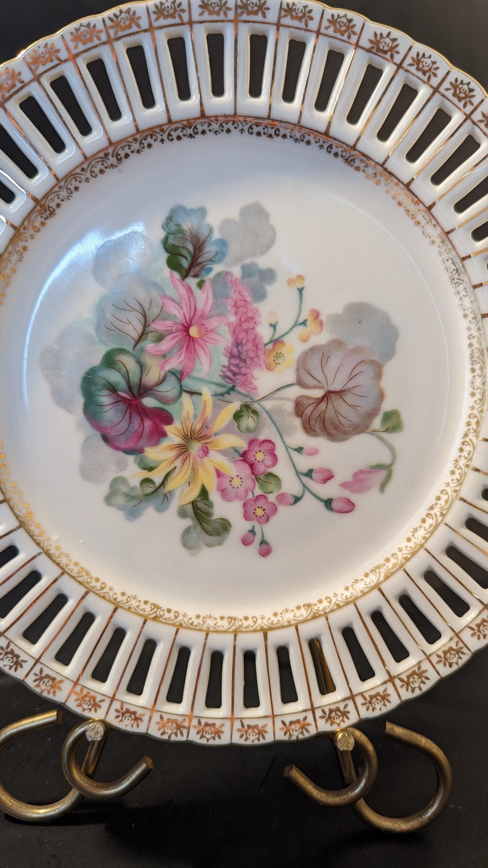 Vintage Occupied Japan UCAGCO China Laced Edge Plate - Etsy