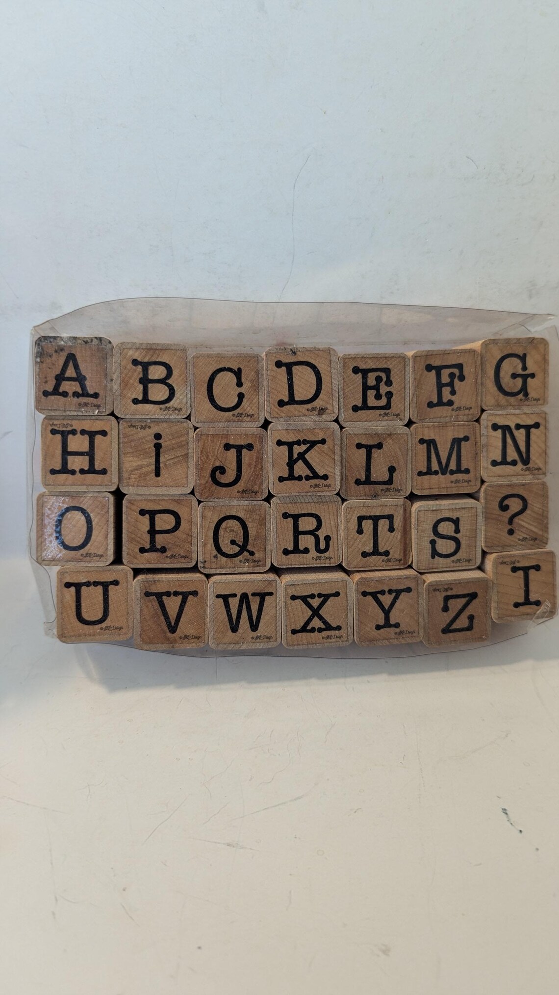 Vintage Set of Rubber Alphabet Stamps - Etsy